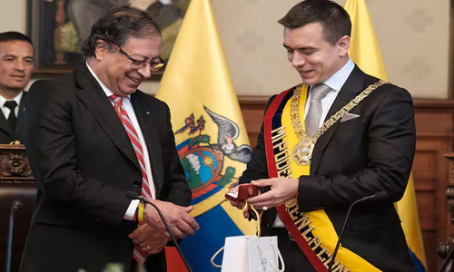 Petro va a la posesión de Daniel Noboa para pedir la libertad de Jorge ...